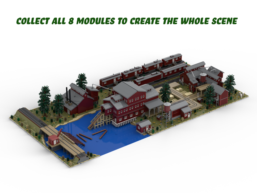 Lego Moc Sawmill Series Drying Kiln 5 By Jepaz Rebrickable Build