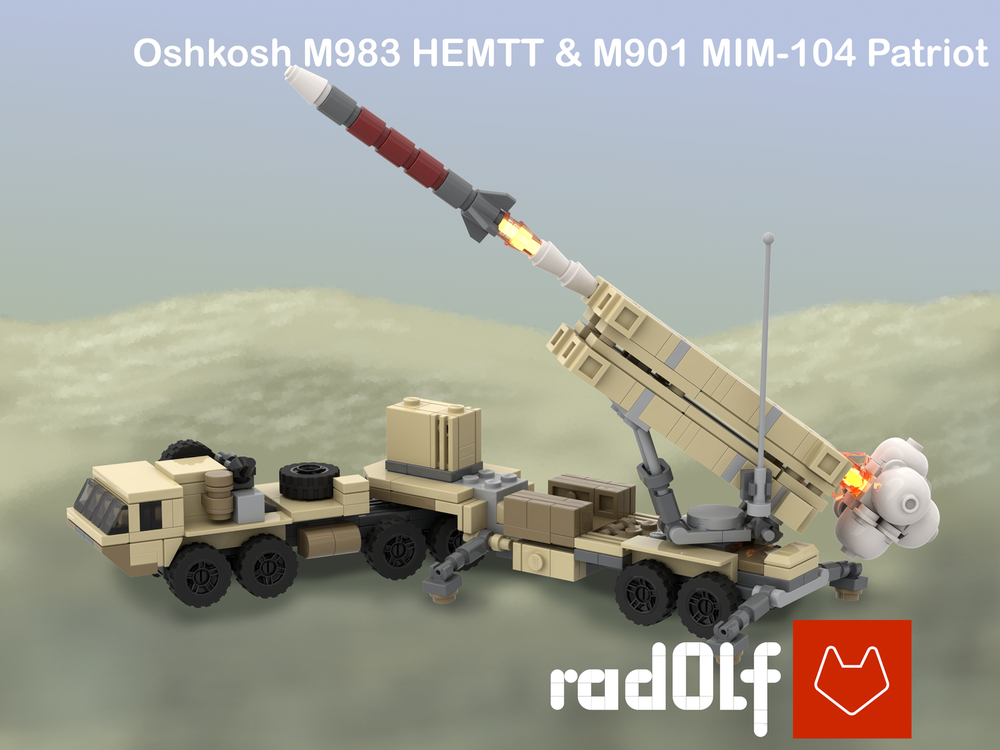 LEGO MOC Oshkosh M983 HEMTT & M901 MIM-104 Patriot by rad0lf ...