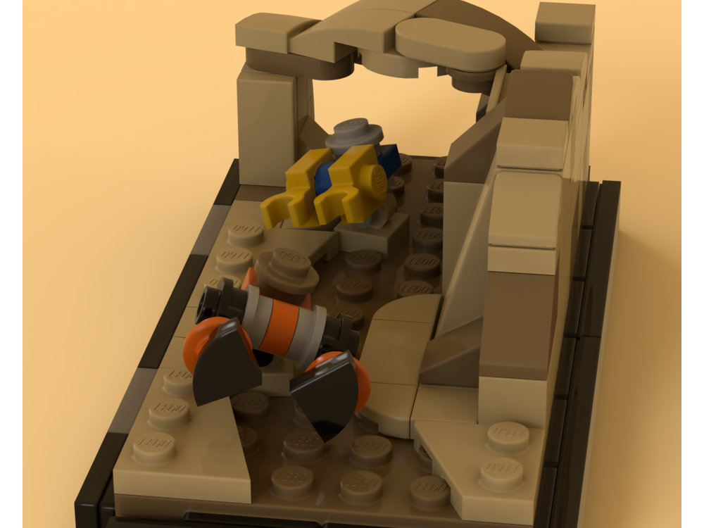 LEGO MOC Micro Podrace Diorama by Sire_Mew | Rebrickable - Build with LEGO