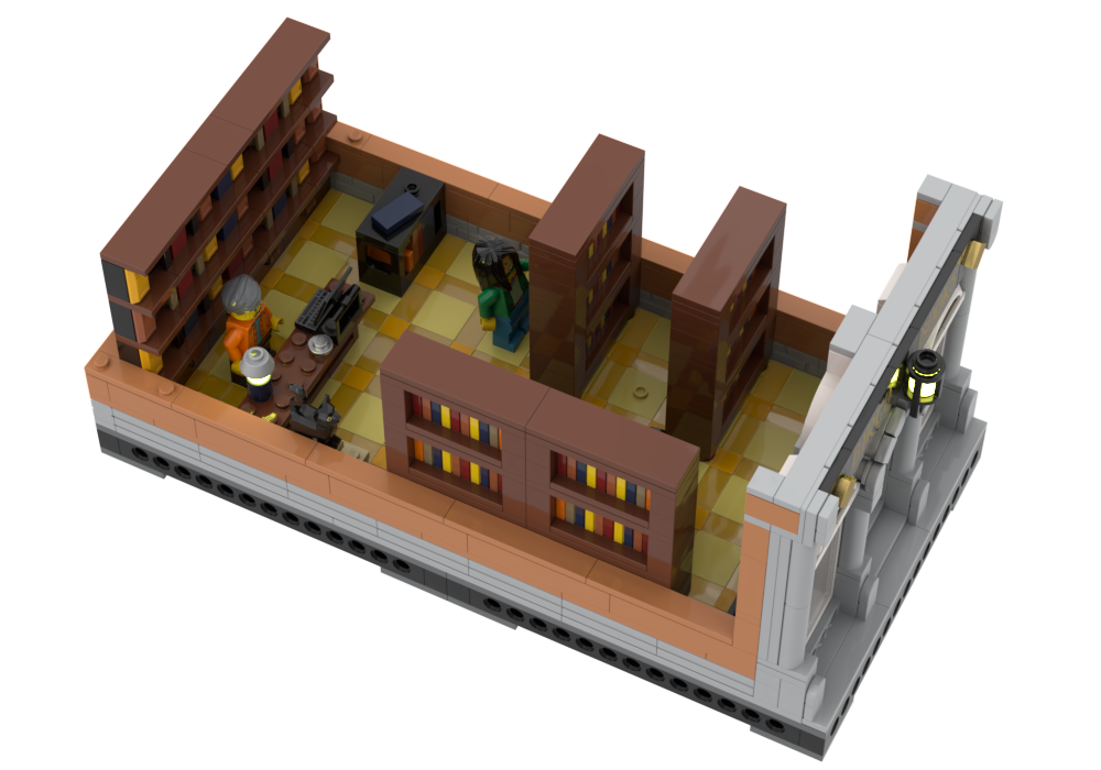 Lego Moc Book Store For Shopping Mall By Orchardbuilds Rebrickable