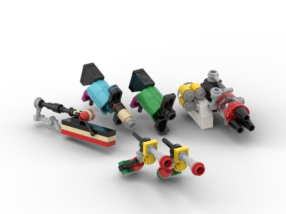 LEGO MOC Splatoon Weapons by Fresh-skates | Rebrickable - Build with LEGO