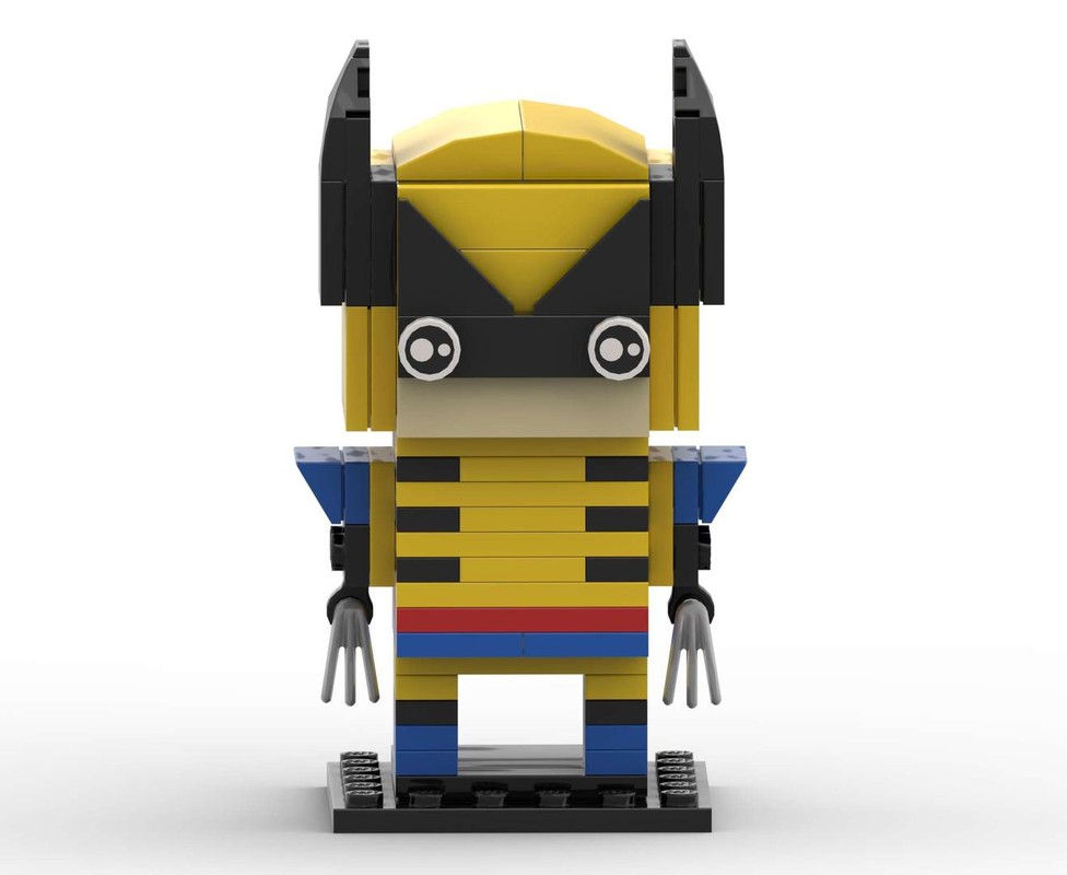 LEGO MOC Wolverine Brickhead by IndianaJones81 | Rebrickable - Build ...