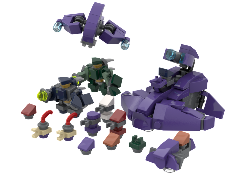 LEGO MOC Covenant Wraith Banshee Ghost Hunter by RidgedBrick ...