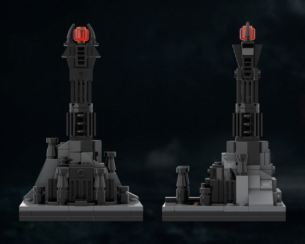Lego Moc Lotr Barad Dûr™ Microscale Diorama By Balage64 Rebrickable