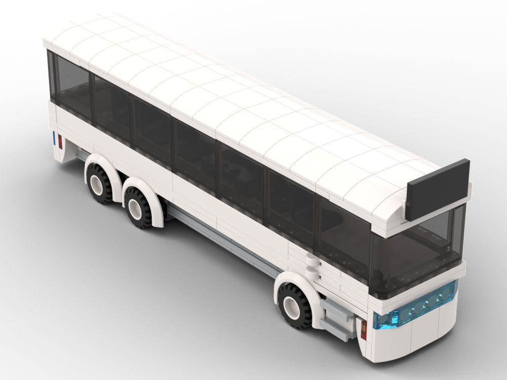 LEGO MOC Modern city bus by RightBrick | Rebrickable - Build with LEGO