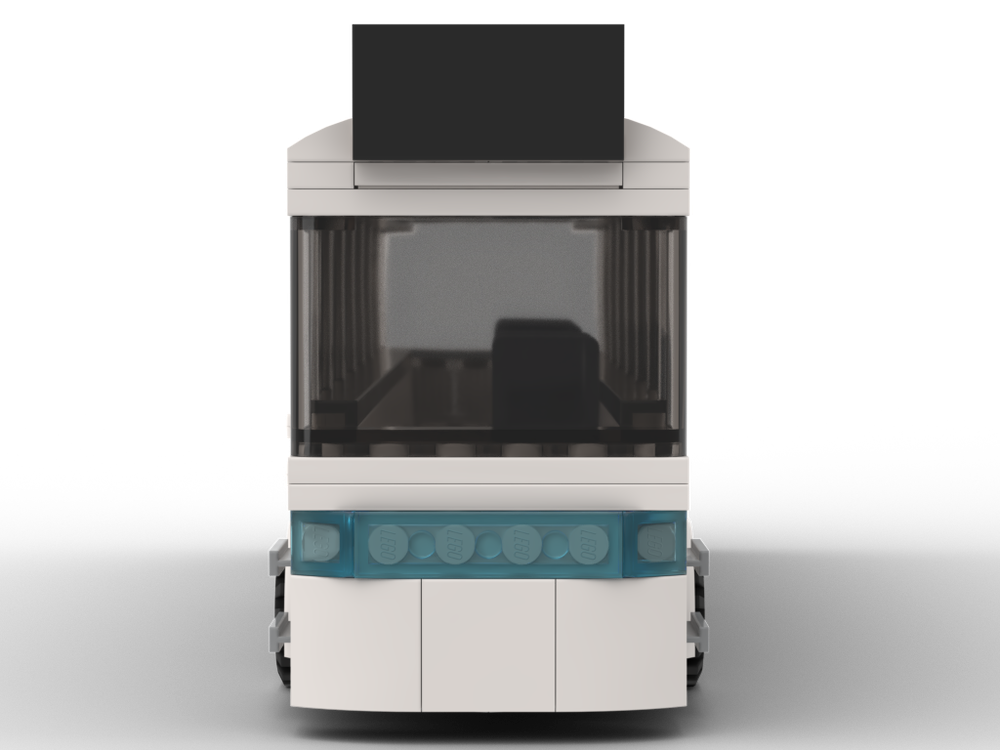 Lego Moc Modern City Bus By Rightbrick Rebrickable Build With Lego