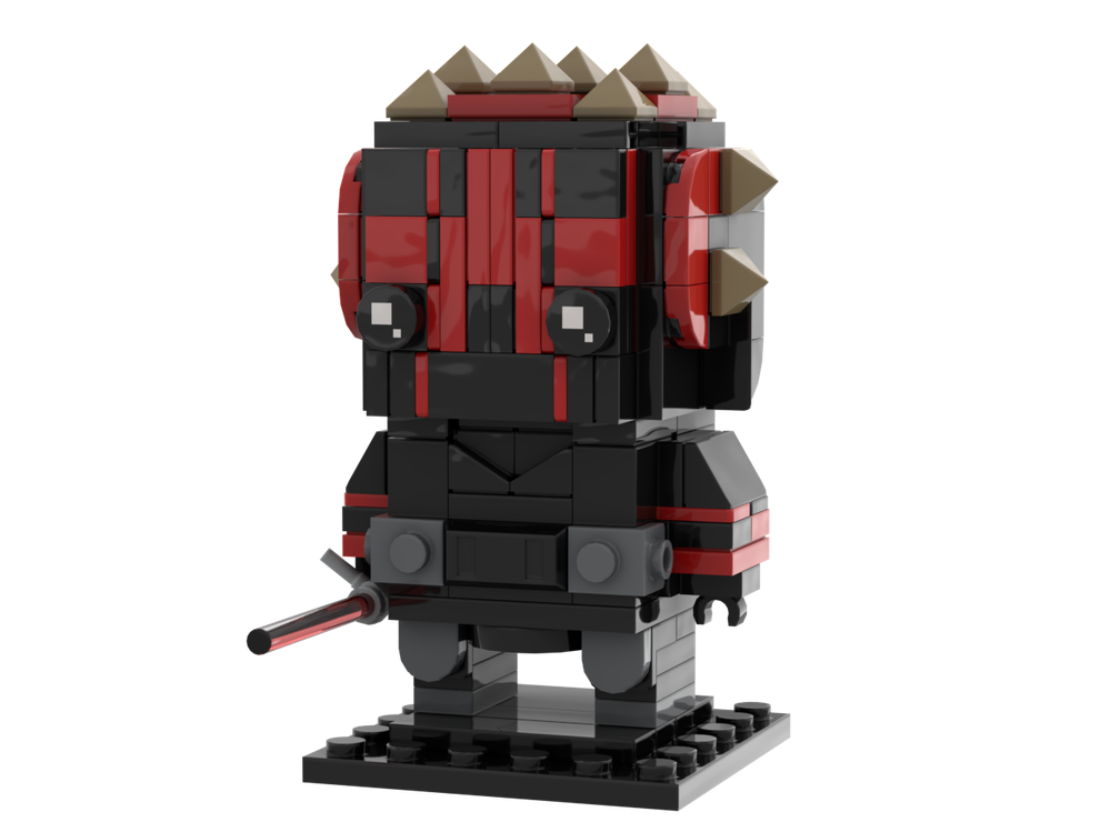 LEGO MOC The Shadow Brickheadz by Ant0noo | Rebrickable - Build with LEGO
