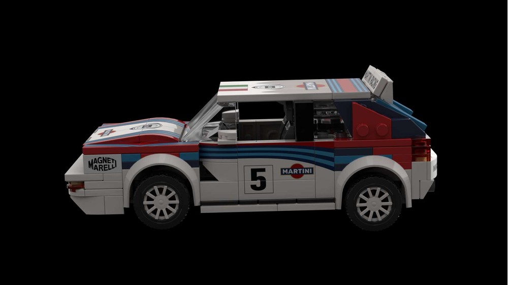 Lego Moc Lancia Delta Hf Integrale Evo 2 By Ilpardo Rebrickable
