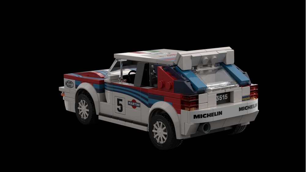 Lego Moc Lancia Delta Hf Integrale Evo 2 By Ilpardo Rebrickable