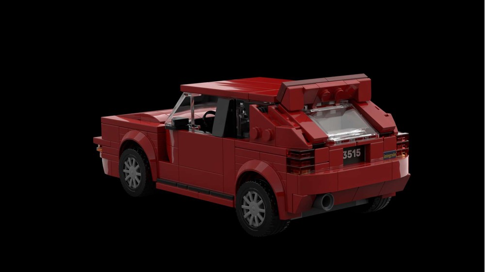 Lego Moc Lancia Delta Hf Integrale Evo 2 By Ilpardo Rebrickable