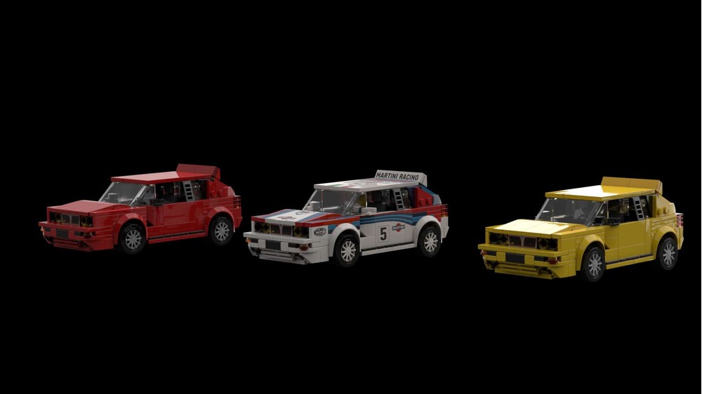 Lego Moc Lancia Delta Hf Integrale Evo 2 By Ilpardo Rebrickable