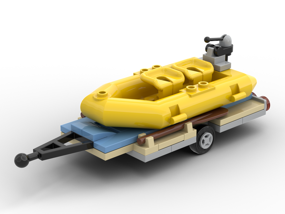 LEGO MOC Boat trailer for 60283 Holiday Camper Van by sch0rrsch ...