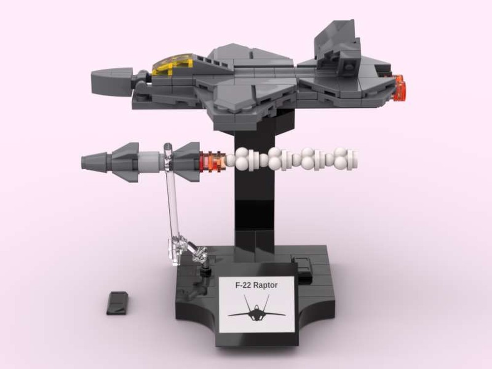 Lego Moc F 22 Mini By Mateilego Rebrickable Build With Lego