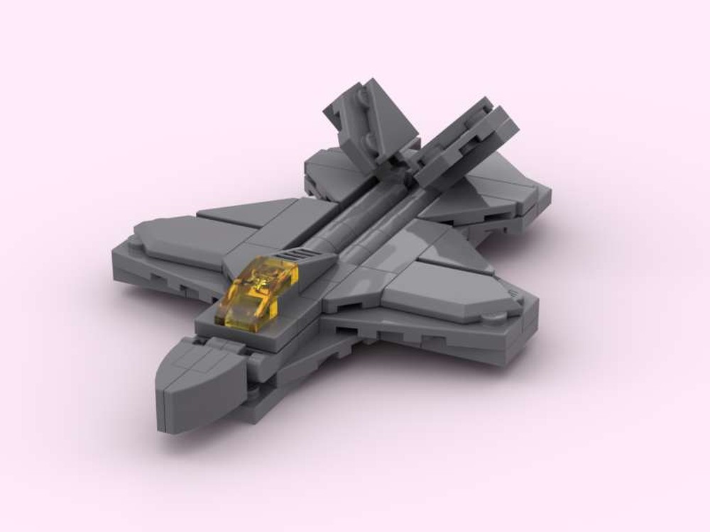 Lego Moc F 22 Mini By Mateilego Rebrickable Build With Lego