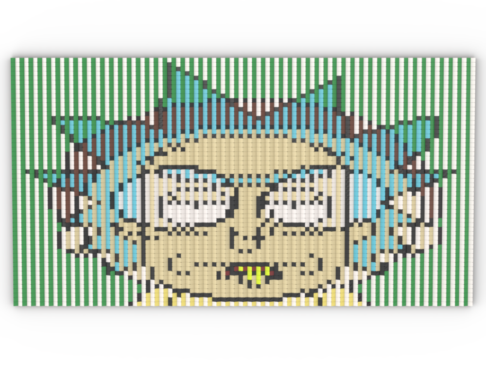 LEGO MOC Rick and Morty two-sided picture (Lenticular) by BrickLord1993 ...