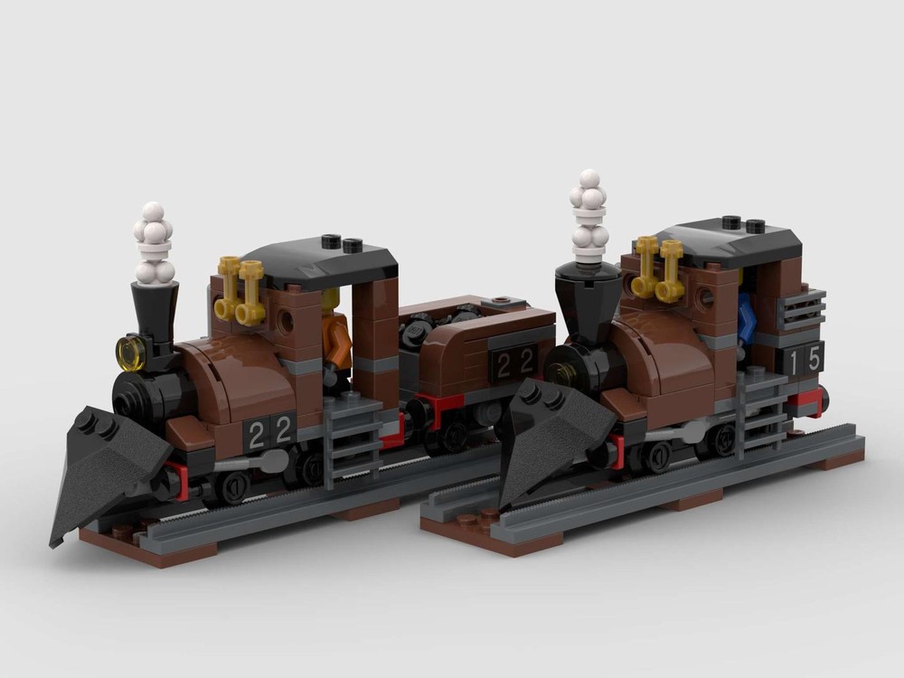 LEGO MOC Brickticks Engine Works NG Class 3 & 5 Saddletank Steam ...