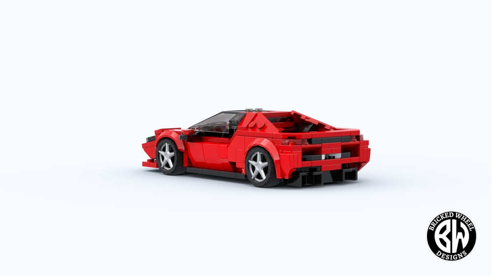 LEGO MOC Ferrari 296 GTB by BrickedWheel | Rebrickable - Build with LEGO