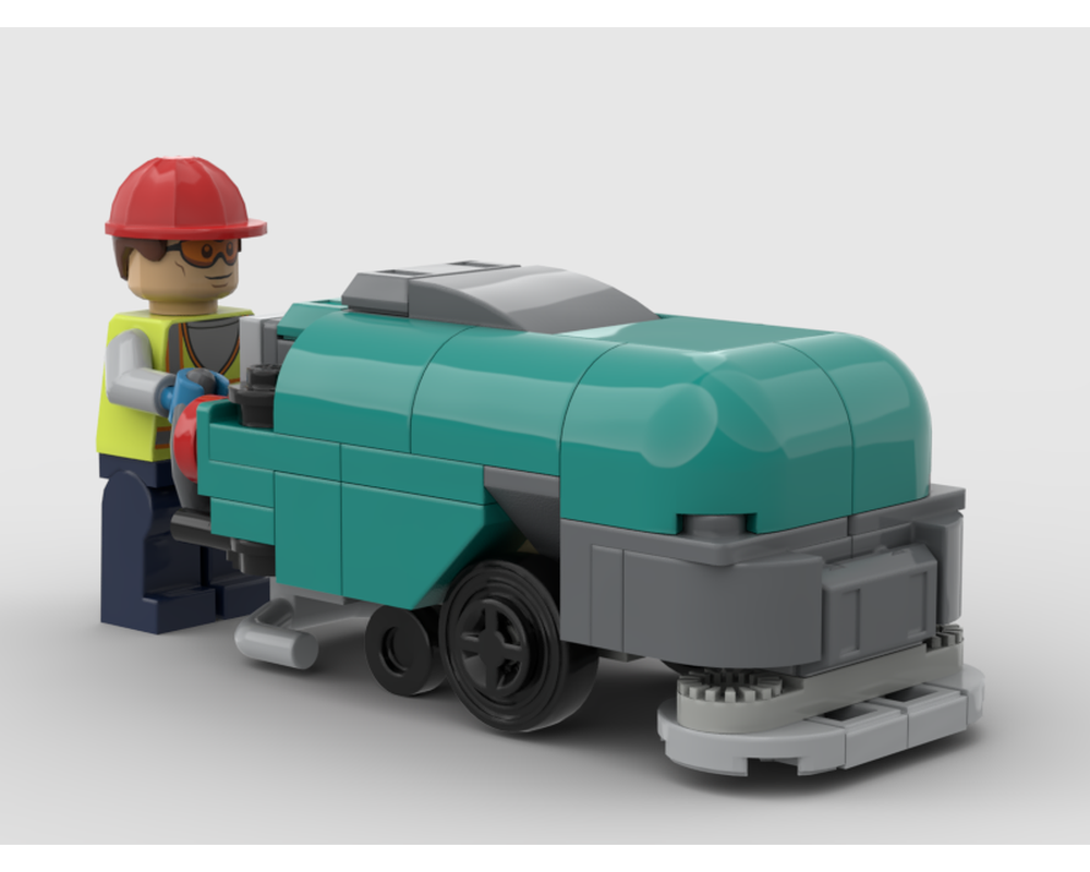 LEGO MOC Tennant T600 Walk-Behind Floor Scrubber by DonutFilms ...