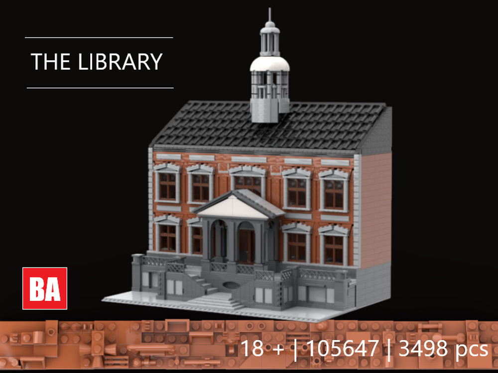 LEGO MOC The Library by CreatorExpert | Rebrickable - Build with LEGO