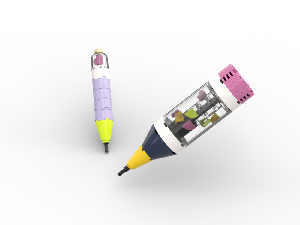 LEGO MOC Glitter Pen by EVA001 | Rebrickable - Build with LEGO