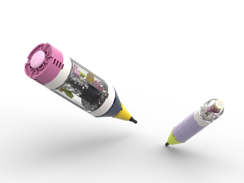 LEGO MOC Glitter Pen by EVA001 | Rebrickable - Build with LEGO