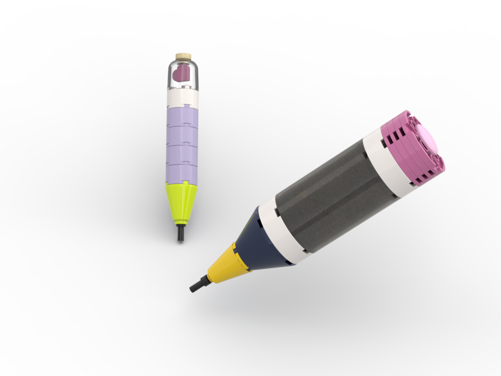LEGO MOC Glitter Pen by EVA001 | Rebrickable - Build with LEGO