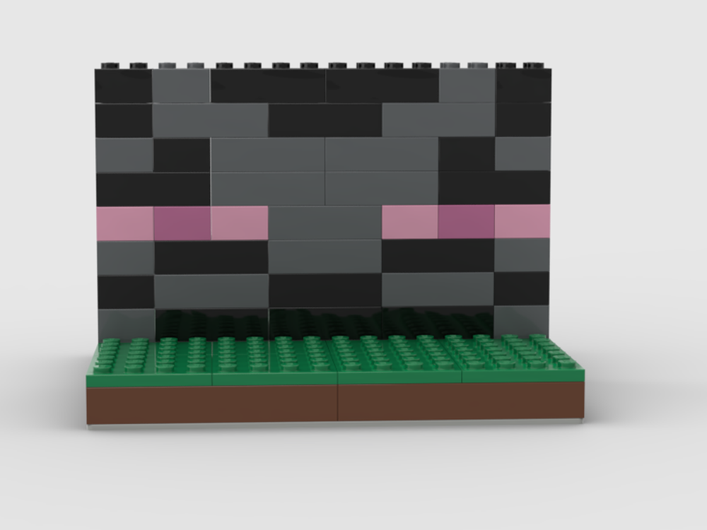 LEGO MOC Minecraft enderman face by brick_bro | Rebrickable - Build ...