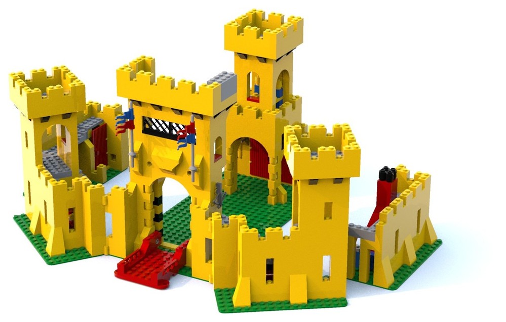 LEGO MOC 375-2 Yellow Castle Updated by spinox | Rebrickable - Build ...