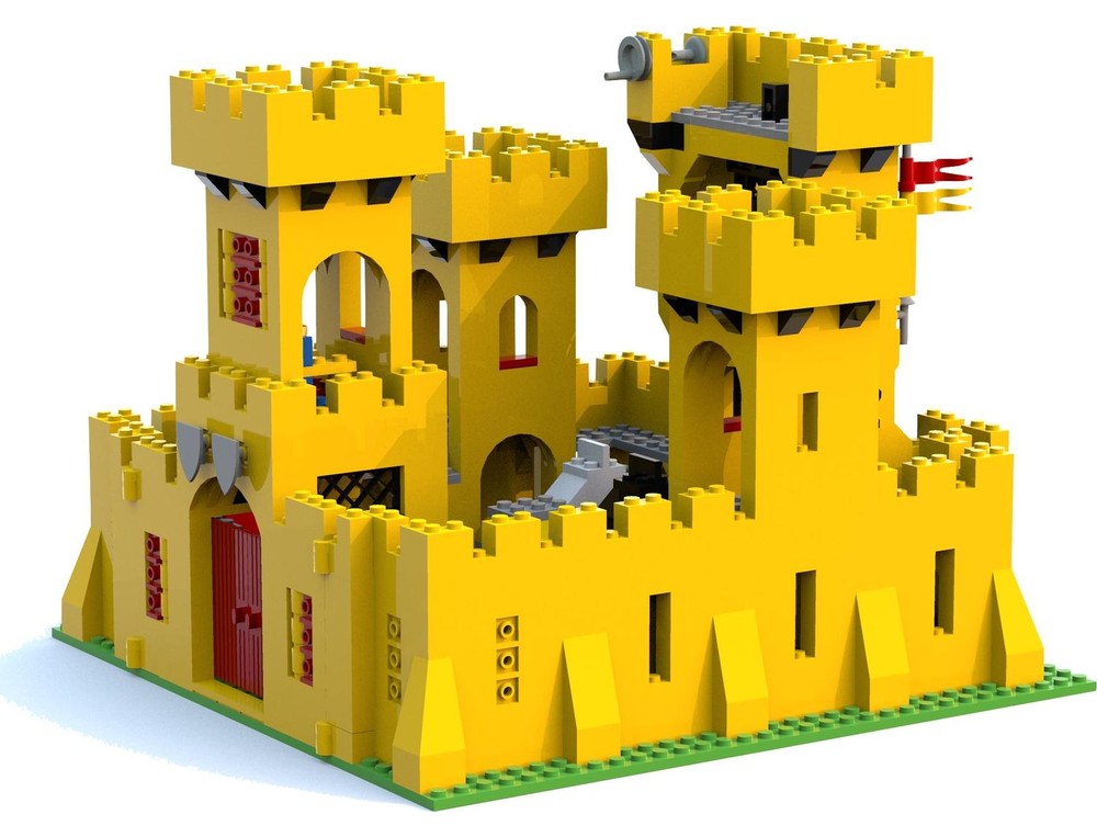 LEGO MOC 375-2 Classic Yellow Castle Updated by spinox | Rebrickable ...
