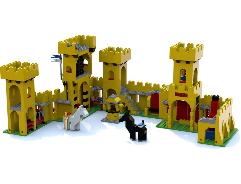 LEGO MOC-190635 375-2 Classic Yellow Castle Updated by spinox ...