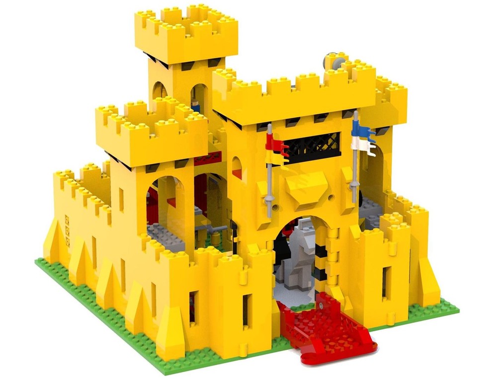 LEGO MOC-190635 375-2 Classic Yellow Castle Updated by spinox ...