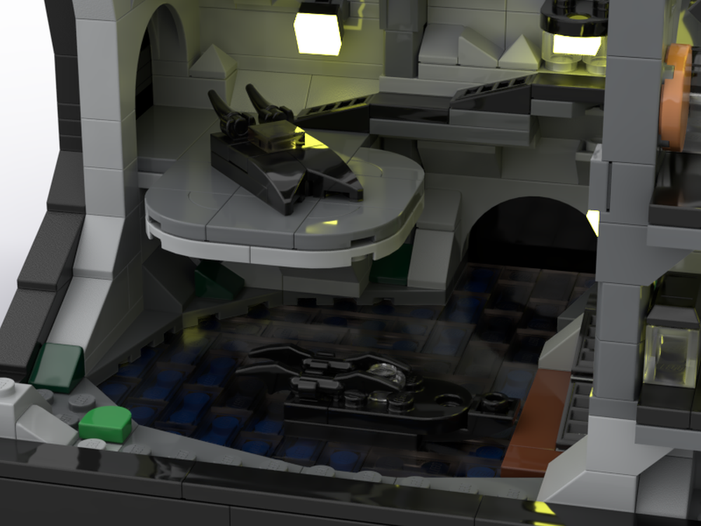 LEGO MOC Batcave with Wayne Manor by Double_U_Bricks | Rebrickable ...