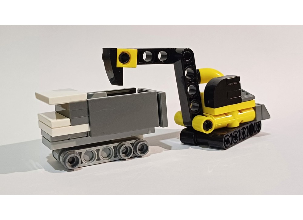 Lego Moc Mini Excavator By Ivanyovchev Rebrickable Build With Lego