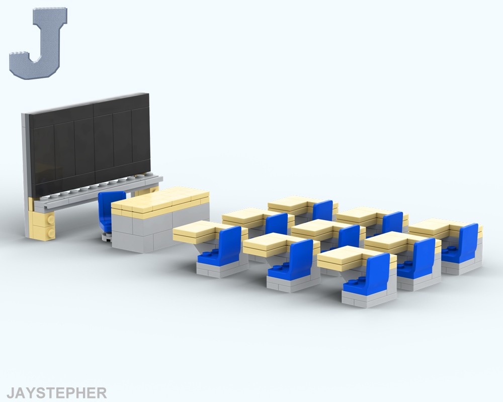 LEGO MOC Classroom Furniture by jaystepher | Rebrickable - Build with LEGO