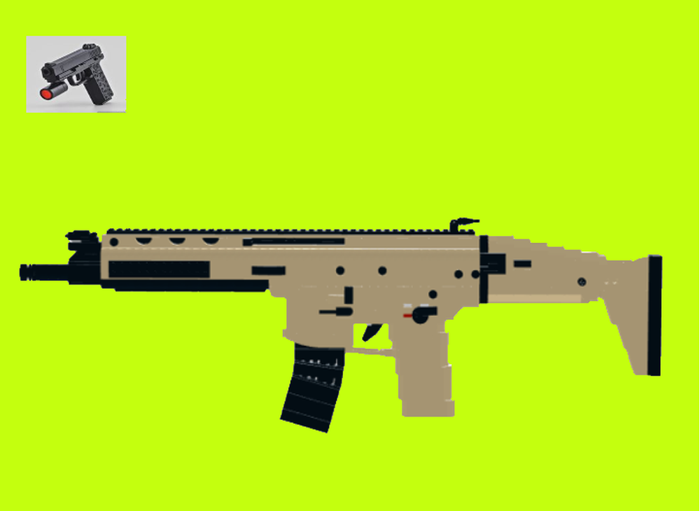 LEGO MOC FN SCAR L by CSLOMI__BRICKS | Rebrickable - Build with LEGO