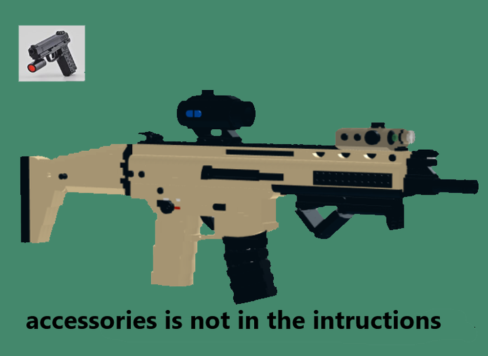 LEGO MOC FN SCAR L by CSLOMI__BRICKS | Rebrickable - Build with LEGO