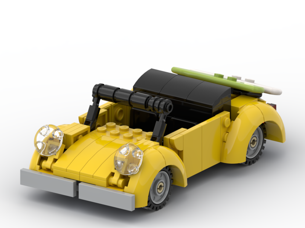 LEGO MOC 1967 Volkswagen Beetle Convertible by wonderbrickz ...