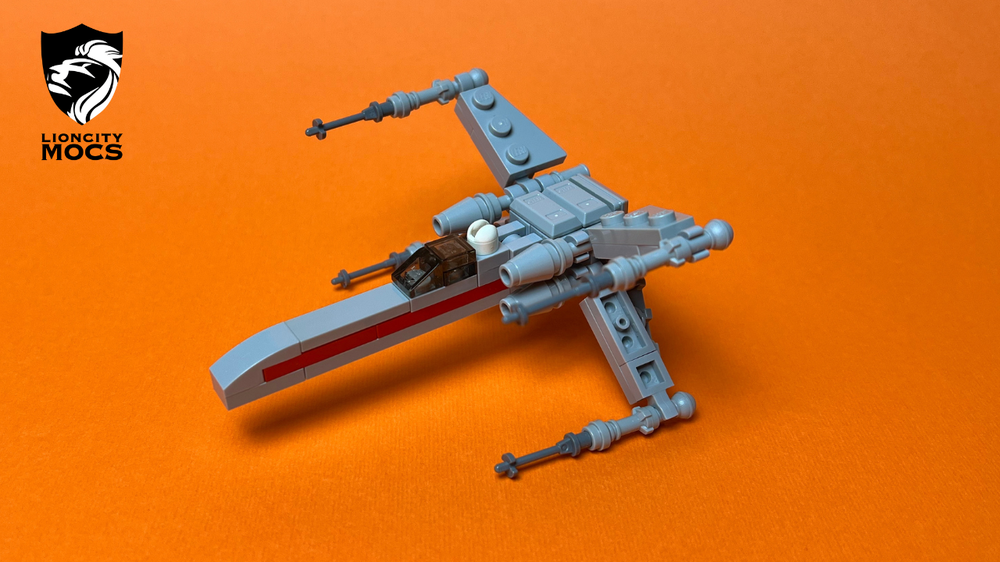 LEGO MOC X-Wing Starfighter Lego Tutorial (1:120) by Lioncity Mocs | Rebrickable - Build with LEGO