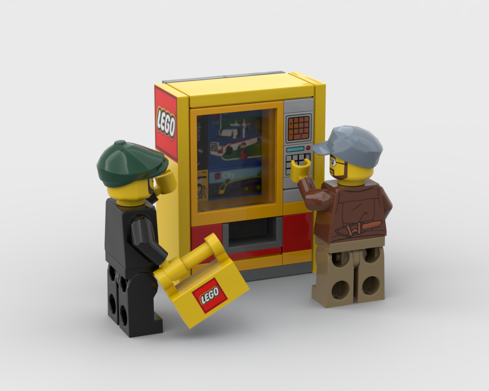 LEGO MOC Lego Vending Machine by BrickHappens | Rebrickable - Build ...