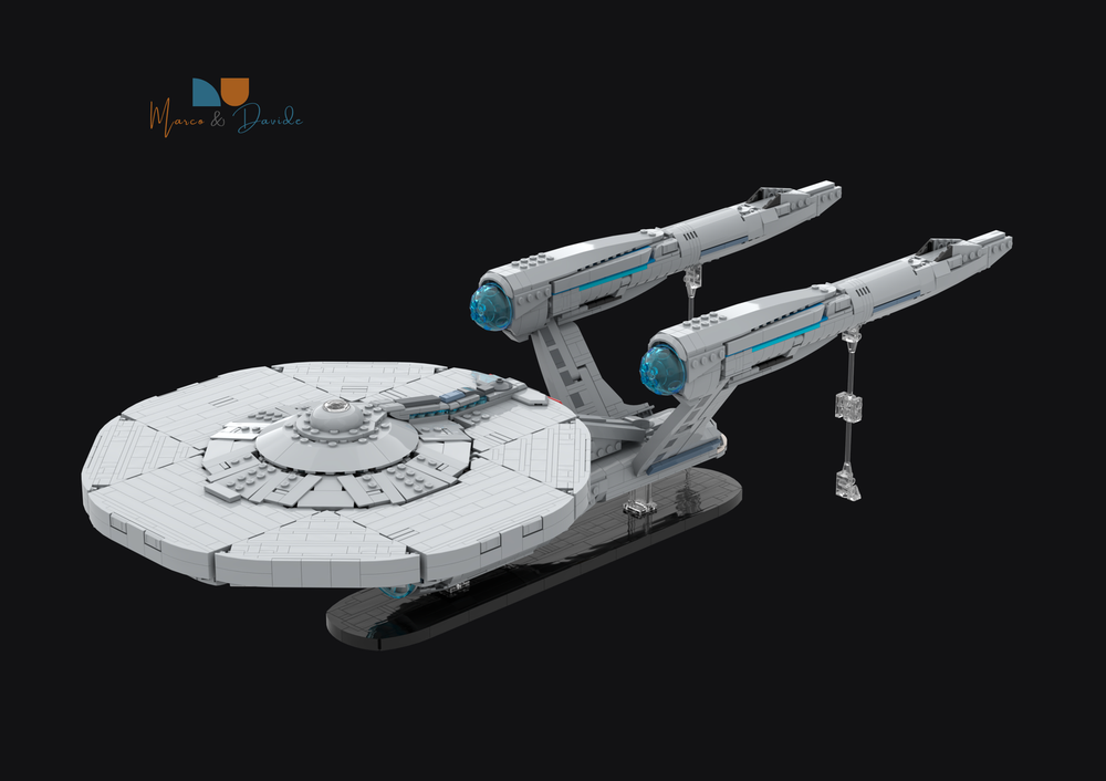 LEGO MOC USS Enterprise by DavideM.-MarcoL. | Rebrickable - Build with LEGO