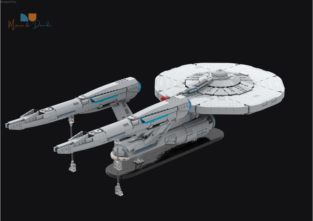 Lego Moc Uss Enterprise By Davidem Marcol Rebrickable Build With Lego