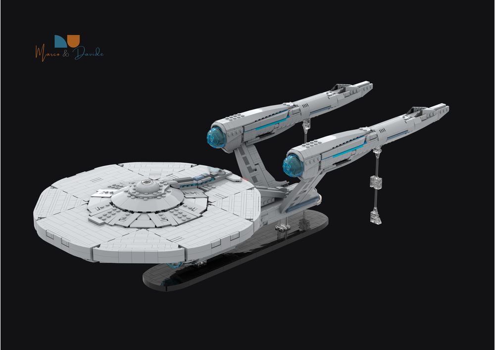 Lego Moc Uss Enterprise By Davidem Marcol Rebrickable Build With Lego
