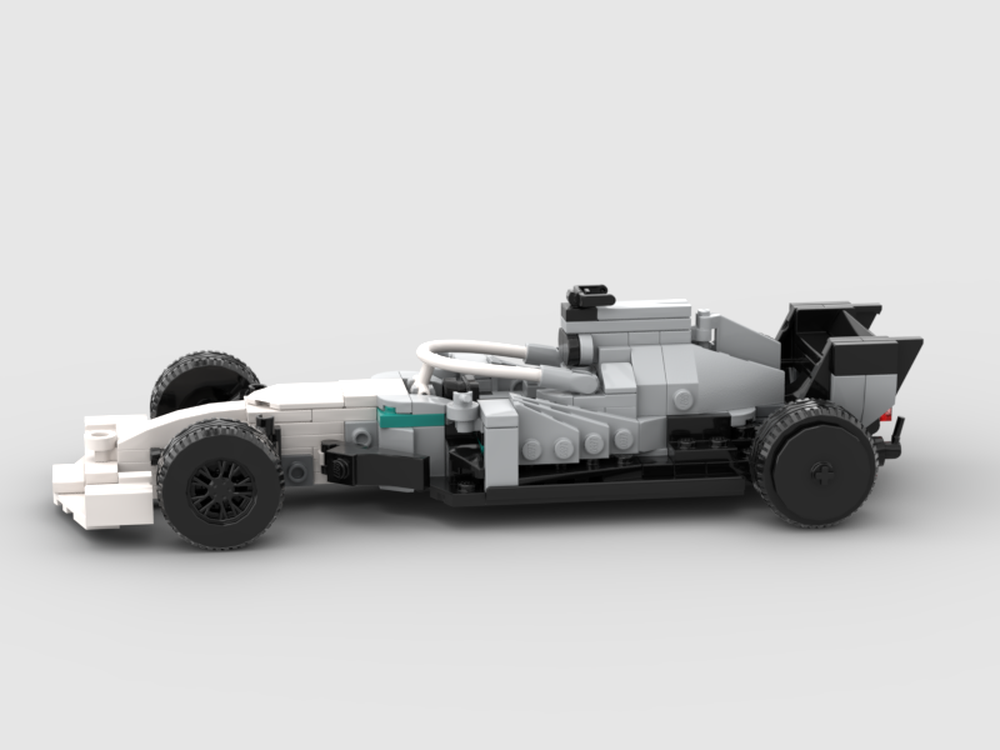 LEGO MOC F1 Mercedes W10 by manbat.caj | Rebrickable - Build with LEGO