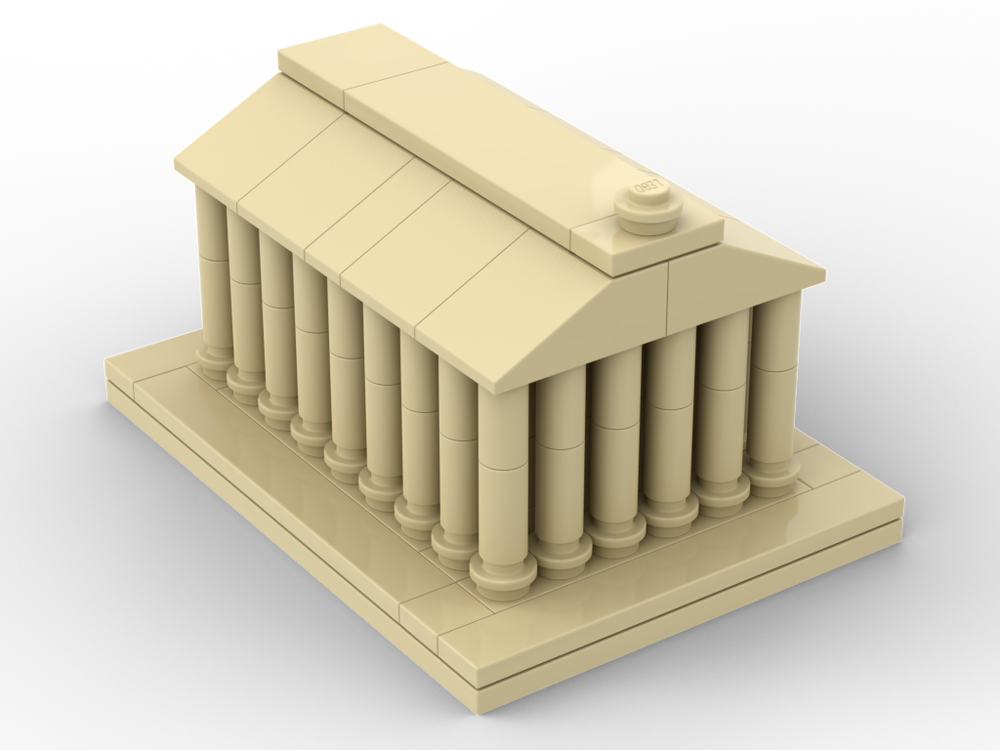 LEGO MOC nashville parthanon by RightBrick | Rebrickable - Build with LEGO