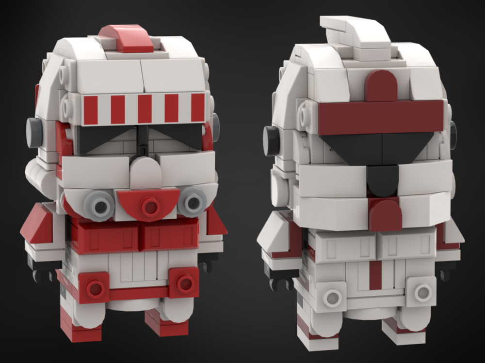 LEGO MOC Shock Trooper / Coruscant Guard Brickheadz by Ant0noo ...