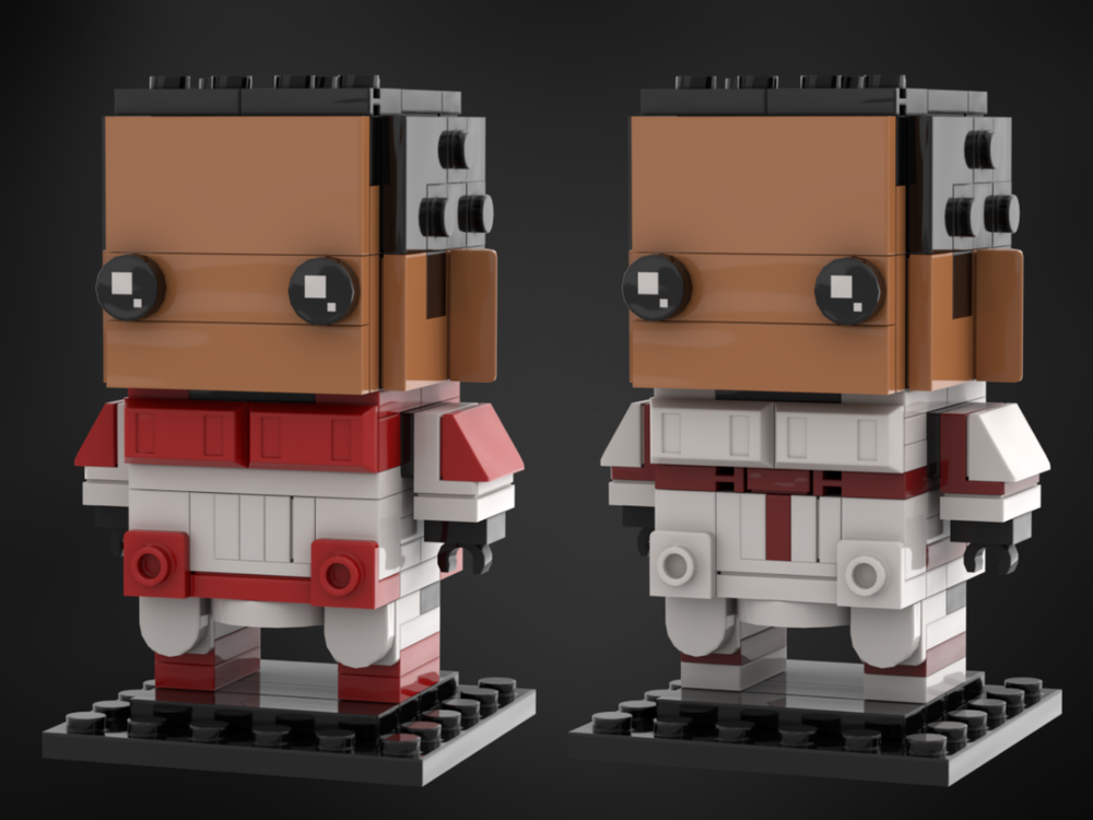 Lego Moc Shock Trooper Coruscant Guard Brickheadz By Ant0noo