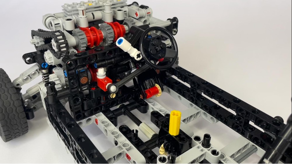 Lego Moc Small Car Chassis By Plasticgear Rebrickable Build With Lego