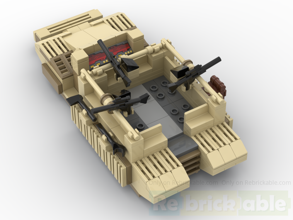 Lego Moc Desert Combat Speeder By Fabian2 Rebrickable Build With Lego