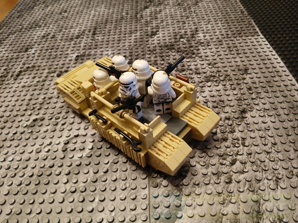 Lego Moc Desert Combat Speeder By Fabian2 Rebrickable Build With Lego