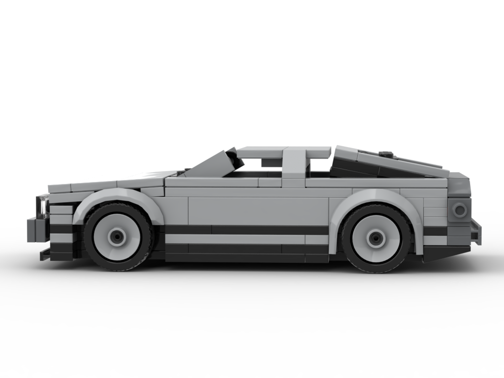 Lego Moc Delorean Dmc 12 And Delorean Time Machine By 6th Gear